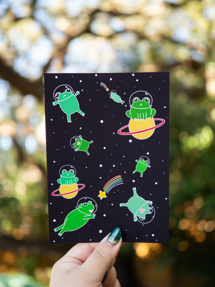 Galaxy Frogs Print 🪐 🐸 – Hyperstixations